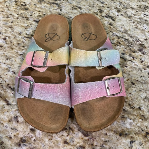 Bobbie Brooks | Shoes | Girls Bobbie Brooks Glitter Sparkle Rainbow ...